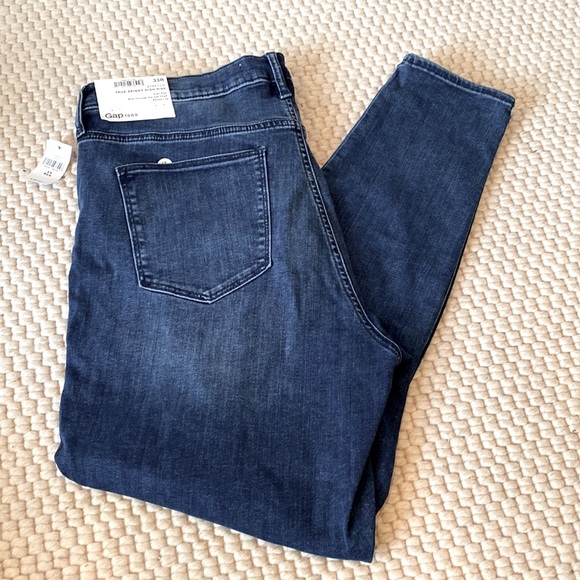 GAP | Jeans | Nwt Gap Stretch True Skinny High Rise Jeans Sz 33r | Poshmark